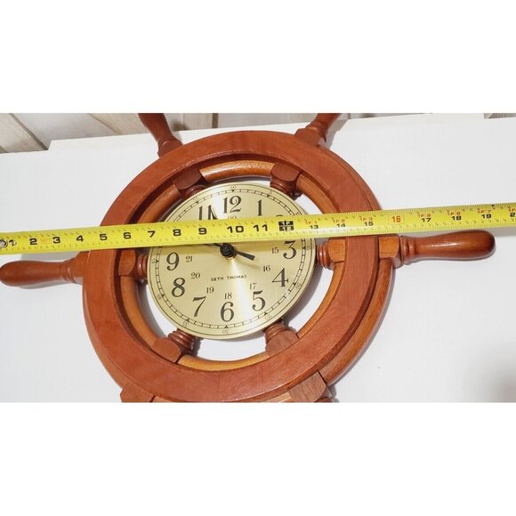 Seth Thomas | Wall Decor | Vtg Seth Thomas Hyannis Ships Wheel Wall ...